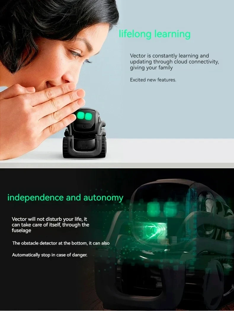 Vector Robot 2.0 - Intelligent AI Virtual Pet for Kids & Adults ...