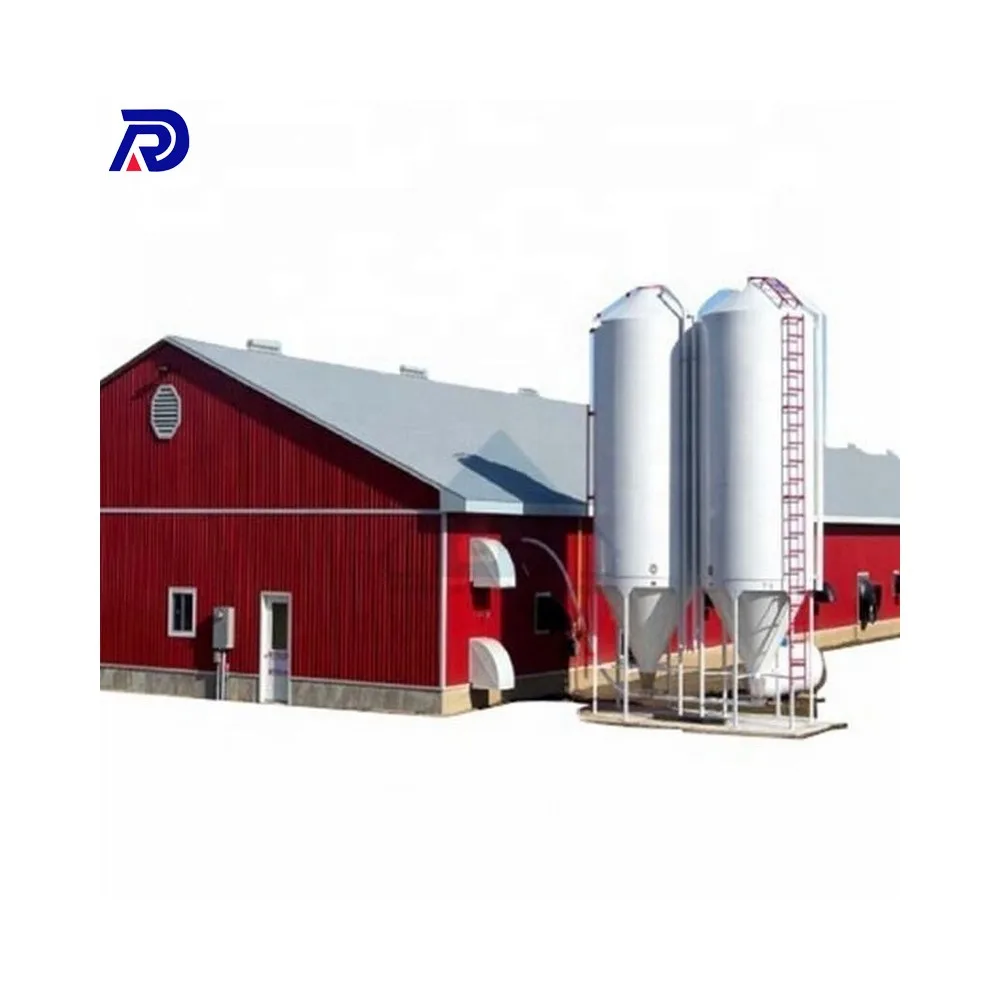 Automatic Light Steel Poultry Farm House Construction Steel Structure ...