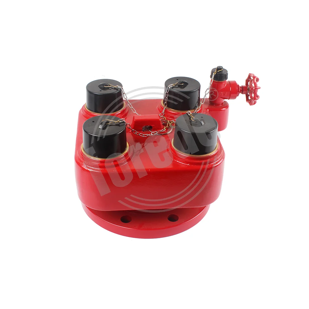 4-way Breeching Inlet Flange End for Firefighting - FOREDE