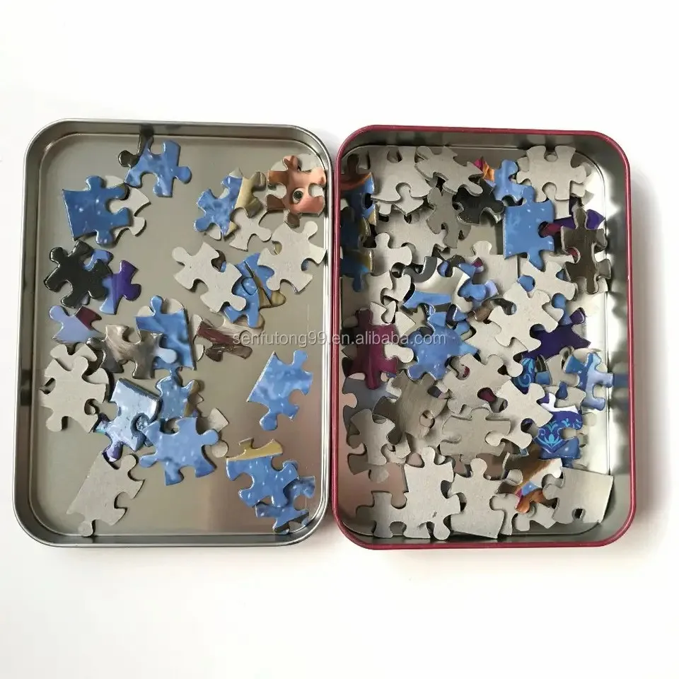 Oem Intelligent Paper Puzzle/custom Jigsaw Puzzle/tin Box Puzzle Puzzle ...