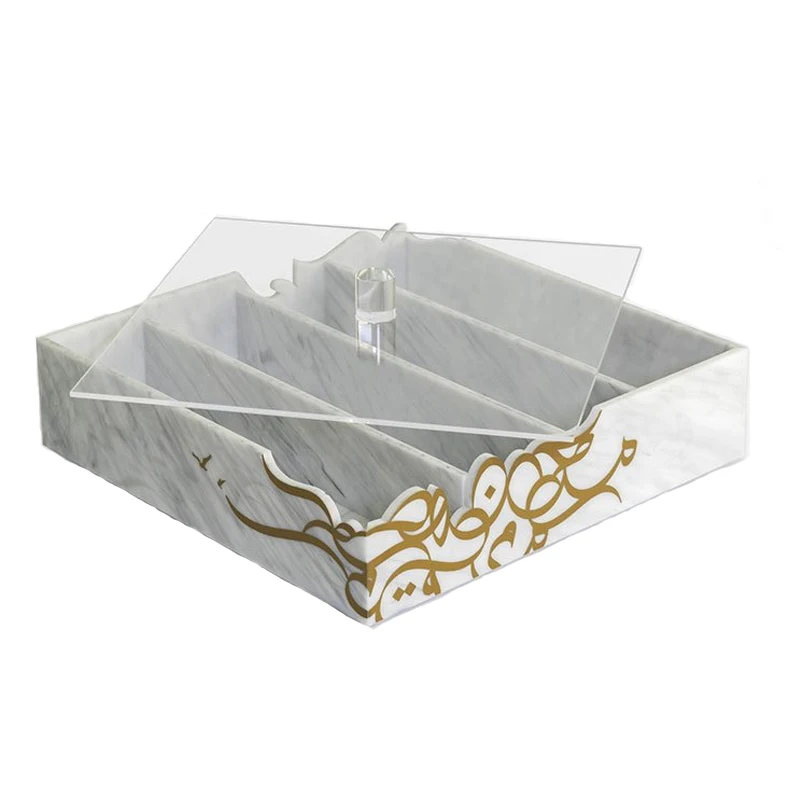 Arabic Style Candy Divided Storage Box With Lid Custom Boxes for ...