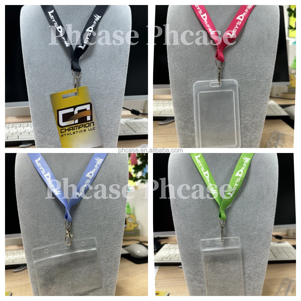 Cheap Personalized Lanyard Nylon Woven Logo Simple Car Key Ring ...