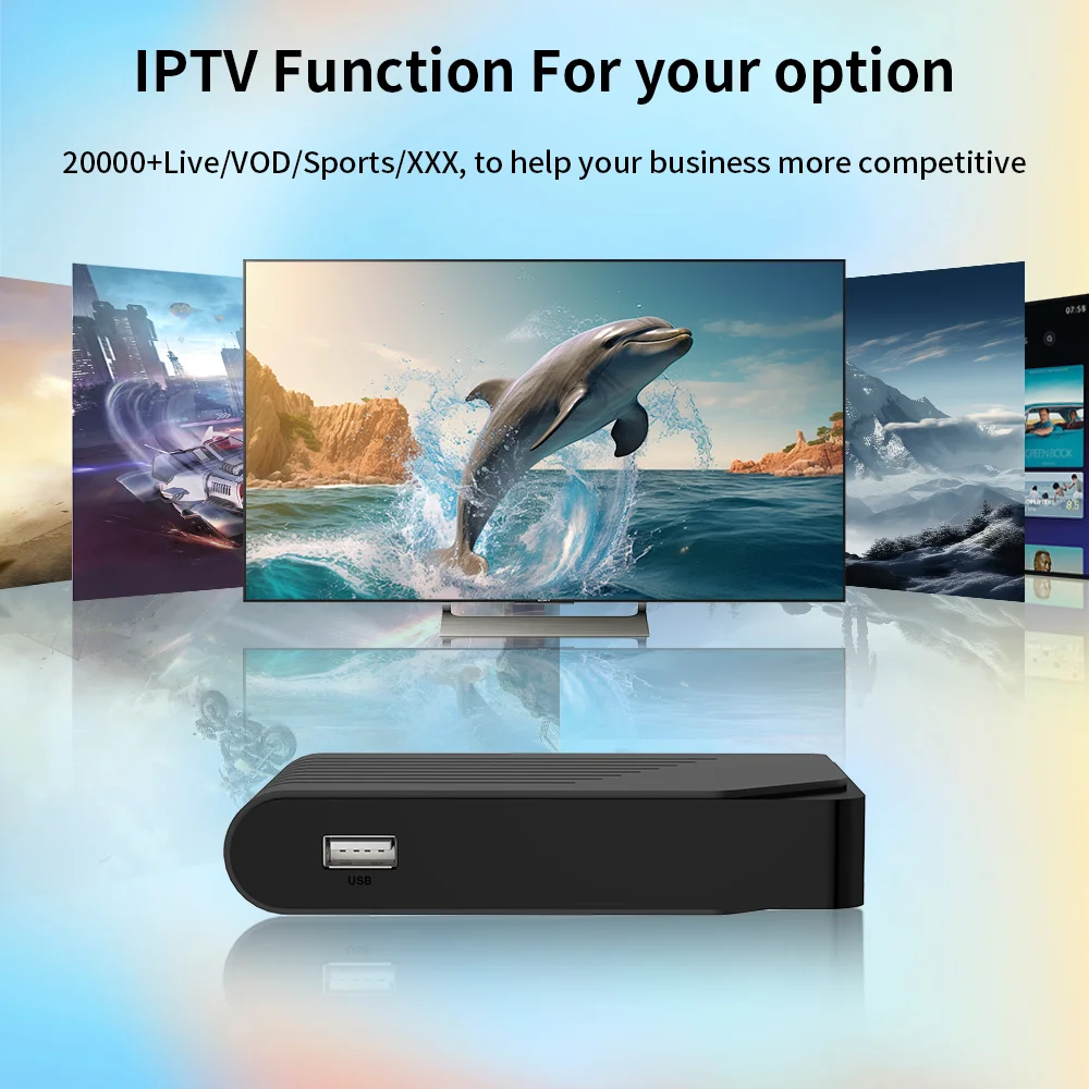 Mini TDT DVB-T2 Receiver - 1080P Digital TV Tuner