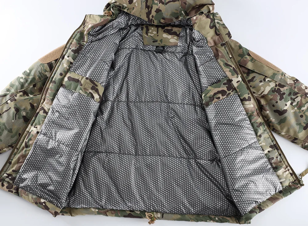 Tactical Windproof Jacket M65 Camouflage Tactical Thickened Coat Cold ...