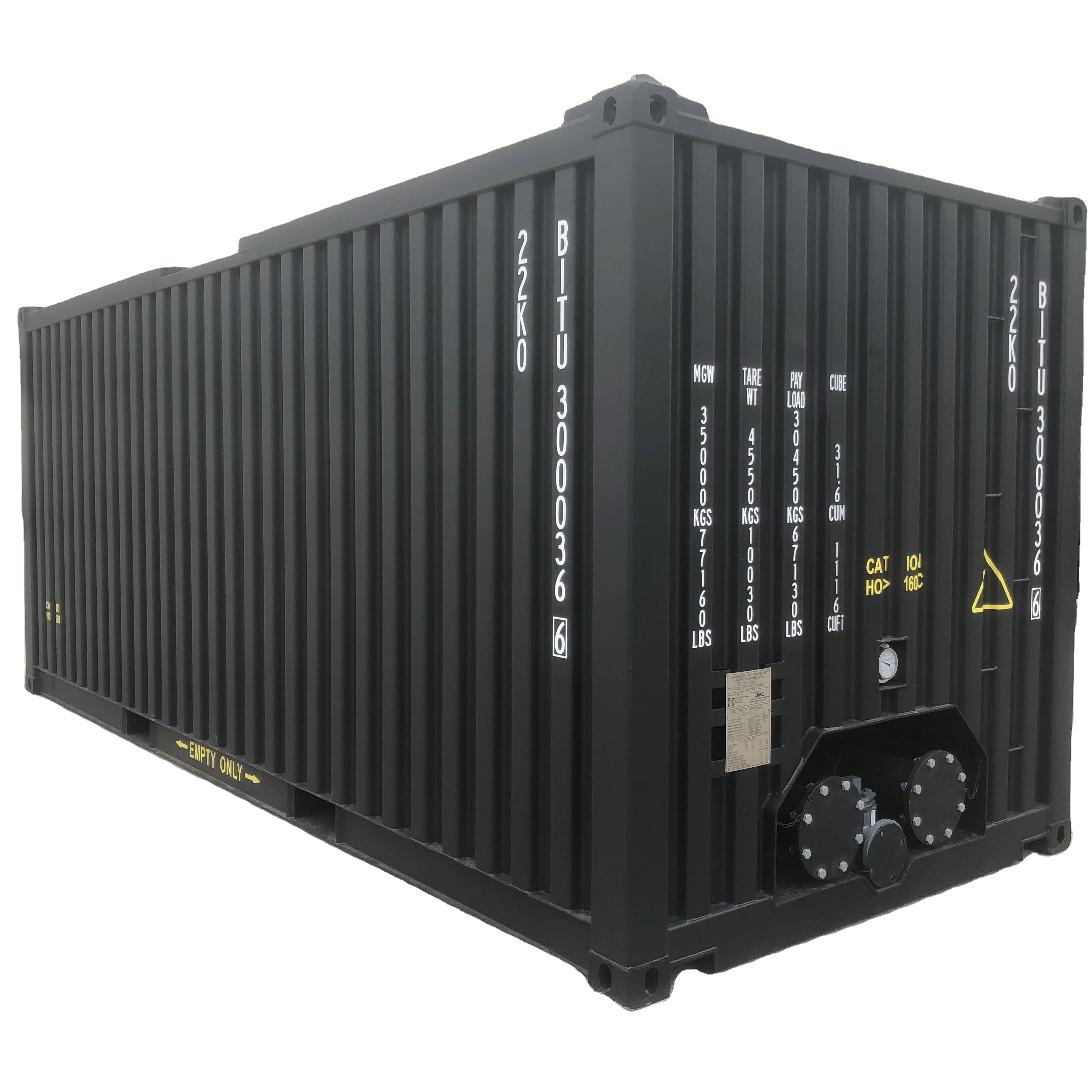 Asme,Iso 20 Feet Electric Heating Bulk Asphalt Bitumen Storage Shipping ...