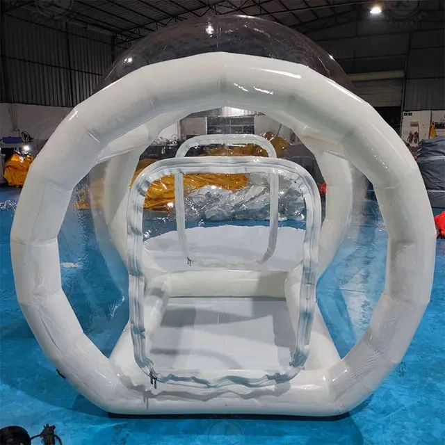 Fun House Giant Clear Inflatable Bubble Tent - Crystal Igloo Dome