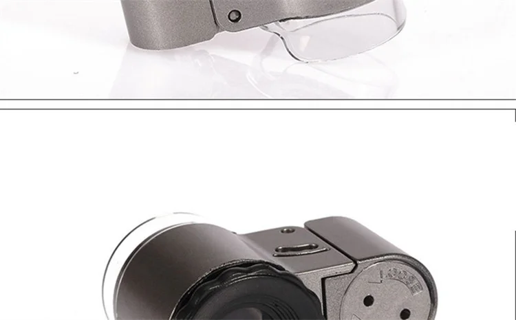 Portable 60x Hd Jewelry Identification Microscope With Led Banknote ...