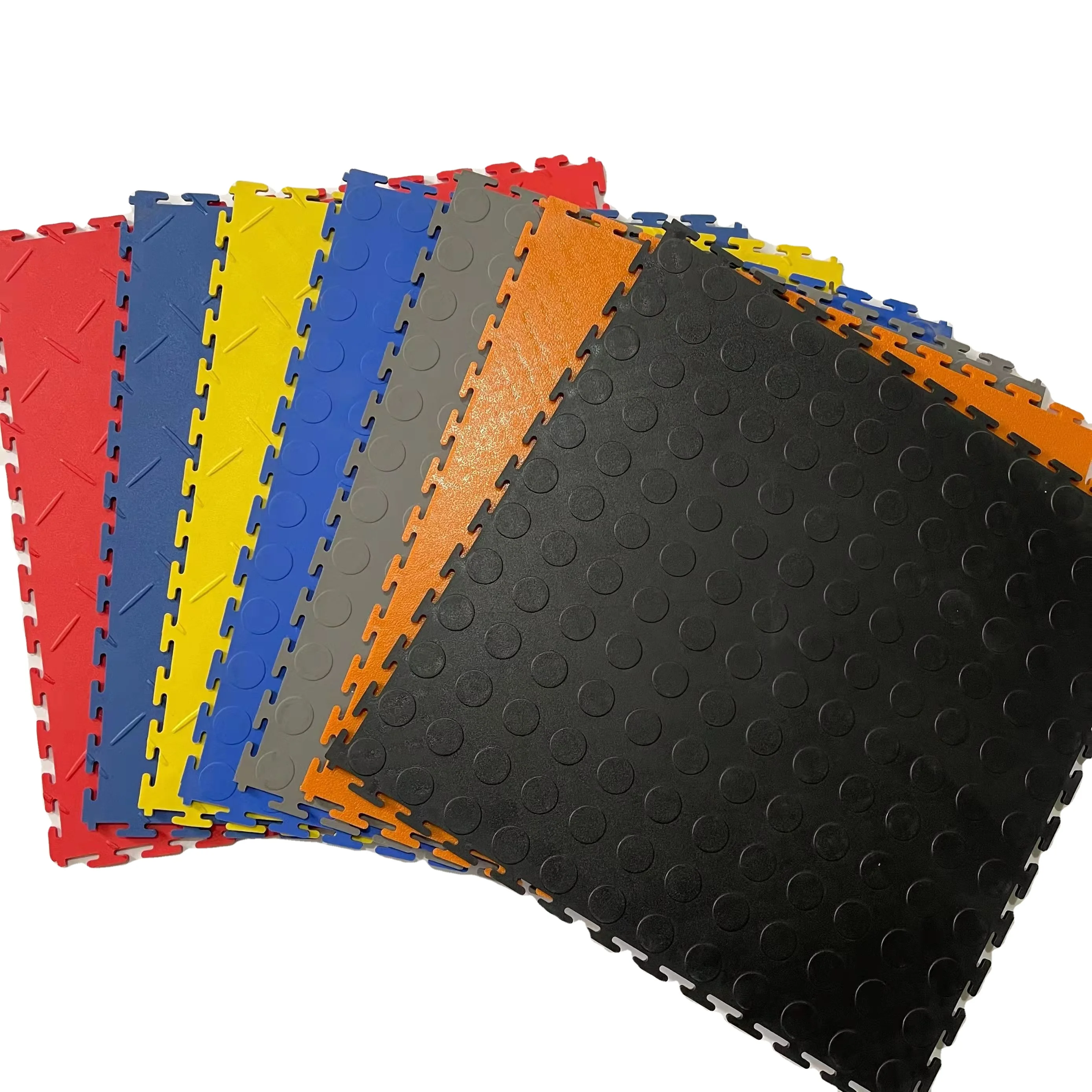 Vinyl Pvc Flooring , Interlock Pvc Garage Flooring Tiles, Pvc ...