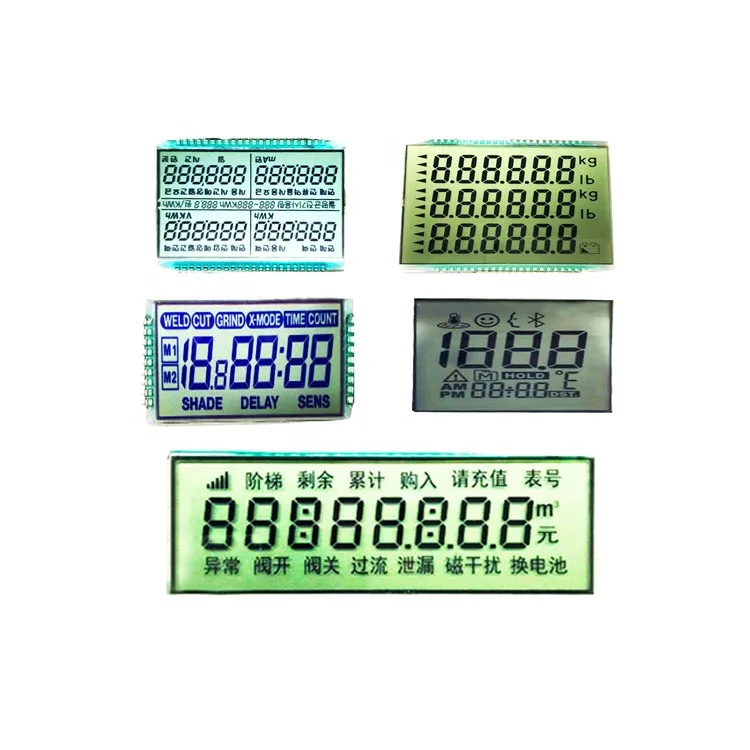 Weather Clock Monochrome Segment Lcd Screen Tn Htn Va Stn Fstn Lcd Display Module - Buy Lcd ...