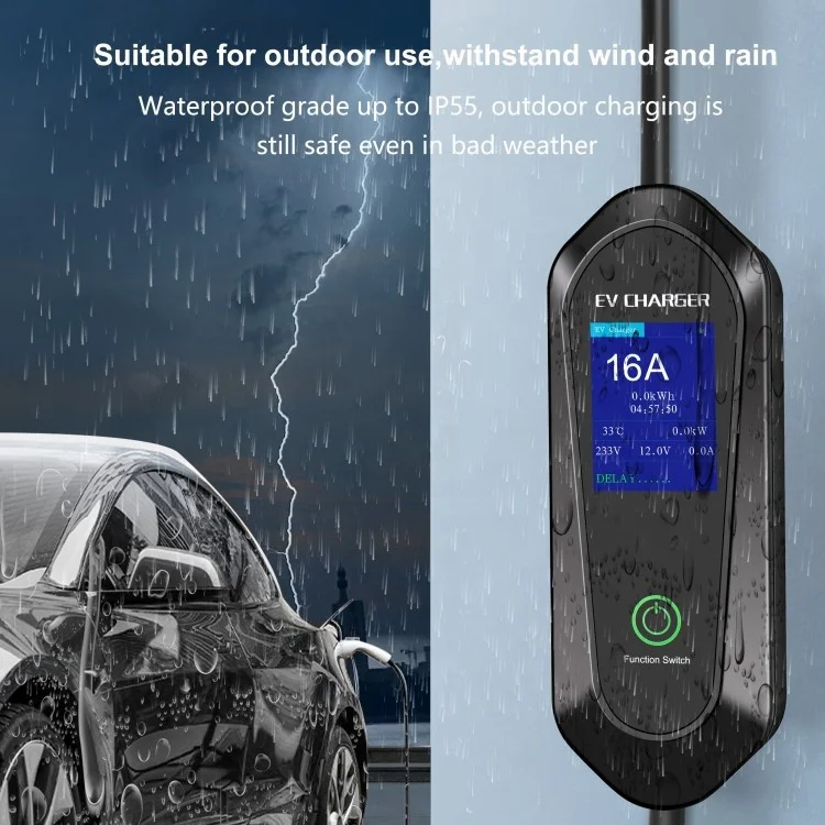 BYD GB/T Type 1 Type 2 16A 32A Adjustable Portable EV Charger