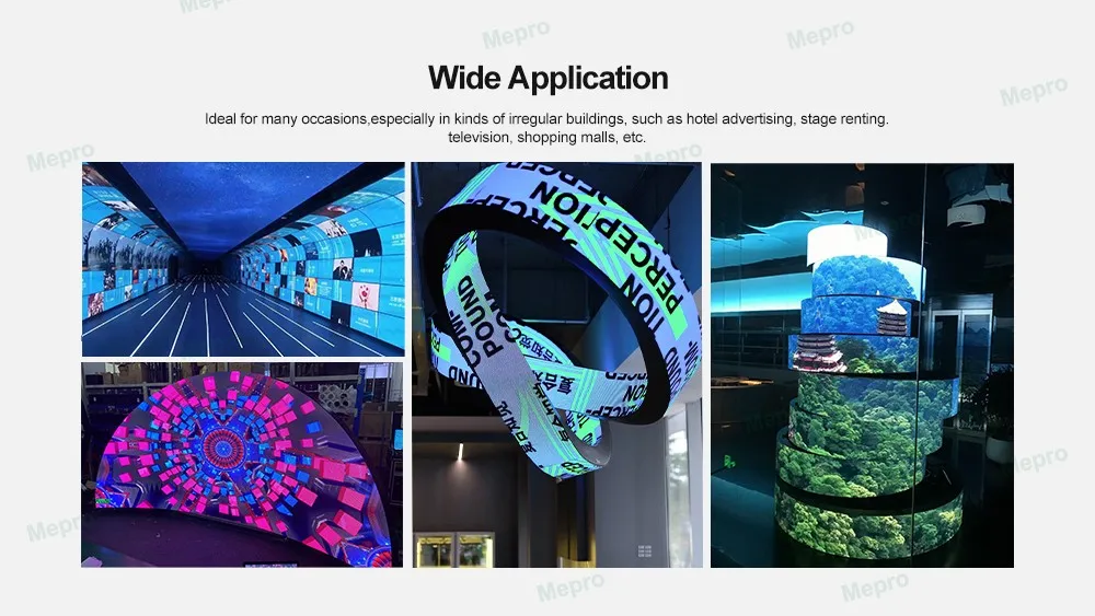 Indoor Flexible Curve Led Screen Rollable Display| Alibaba.com