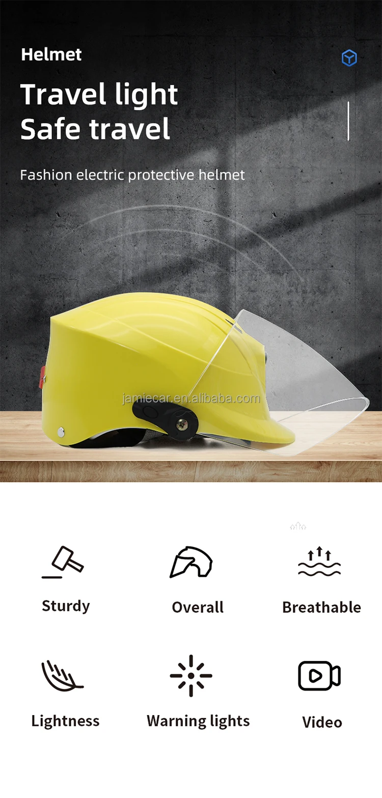 ABS Smart Safety Helmet with Built-in Camera - Full Face