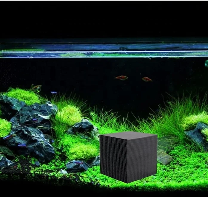 Activated Carbon Aquarium Honeycomb Structure Deodorant Bacteria Cube ...