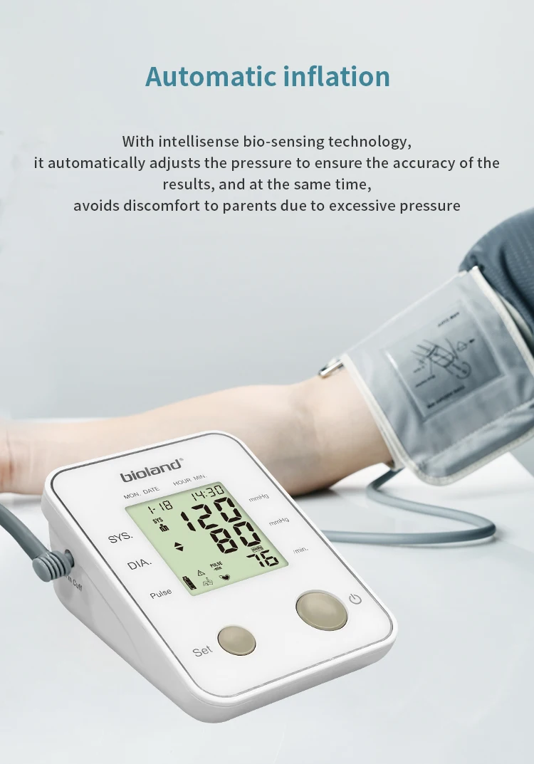 Automatic BP Machine Digital Blood Pressure Monitors Tensiometer ...