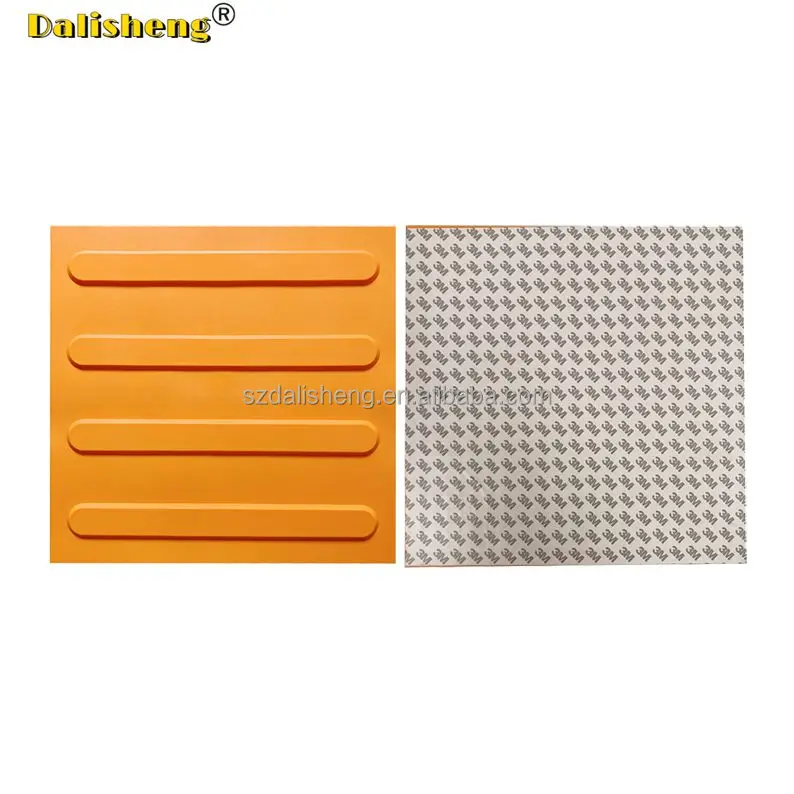 Plastic PVC TPU Rubber Tactile Paving Tile Mat ABS