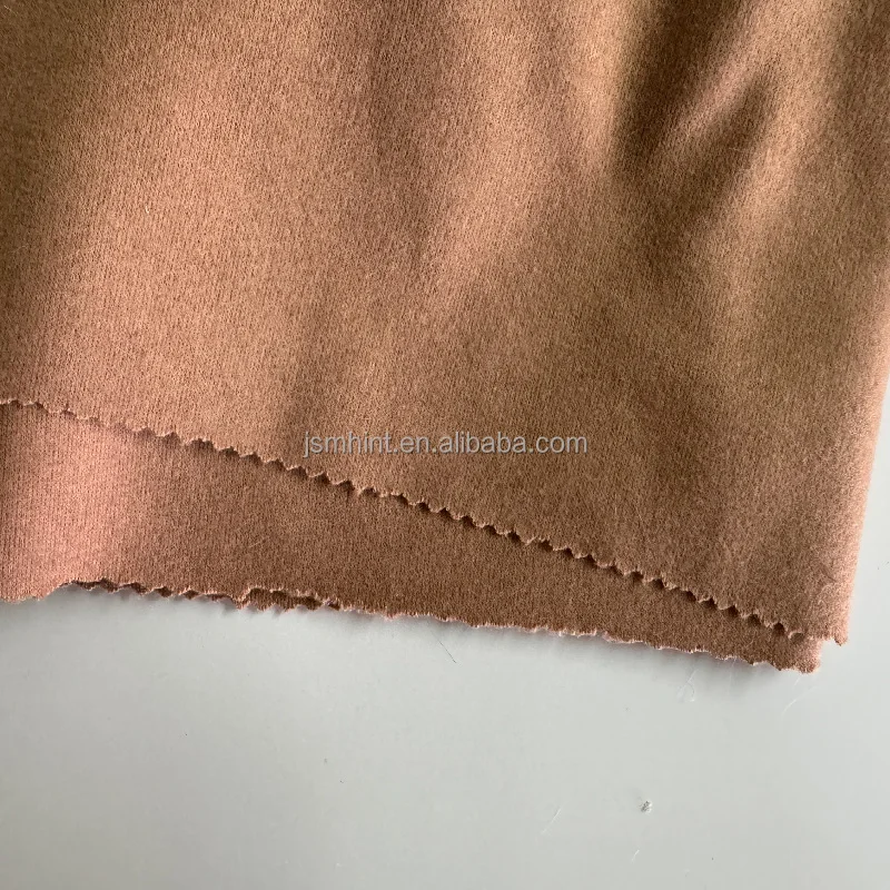 Wholesale Free Sample 20% Wool Super Soft Short Pile Fleece Fabric for ...