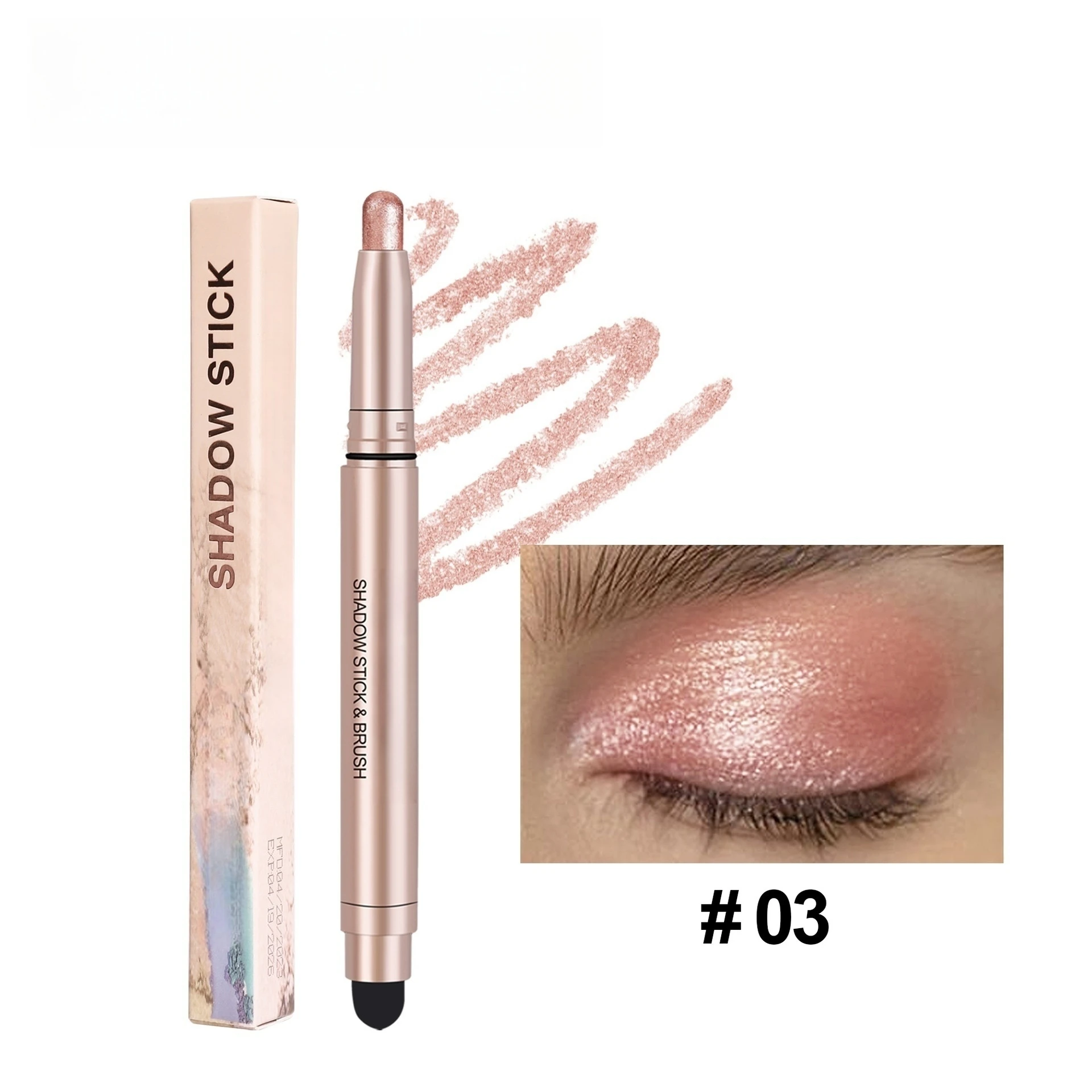 Matte Eyeshadow Smoky Metallic Eyeshadow Stick Cream Shimmer Creamy ...
