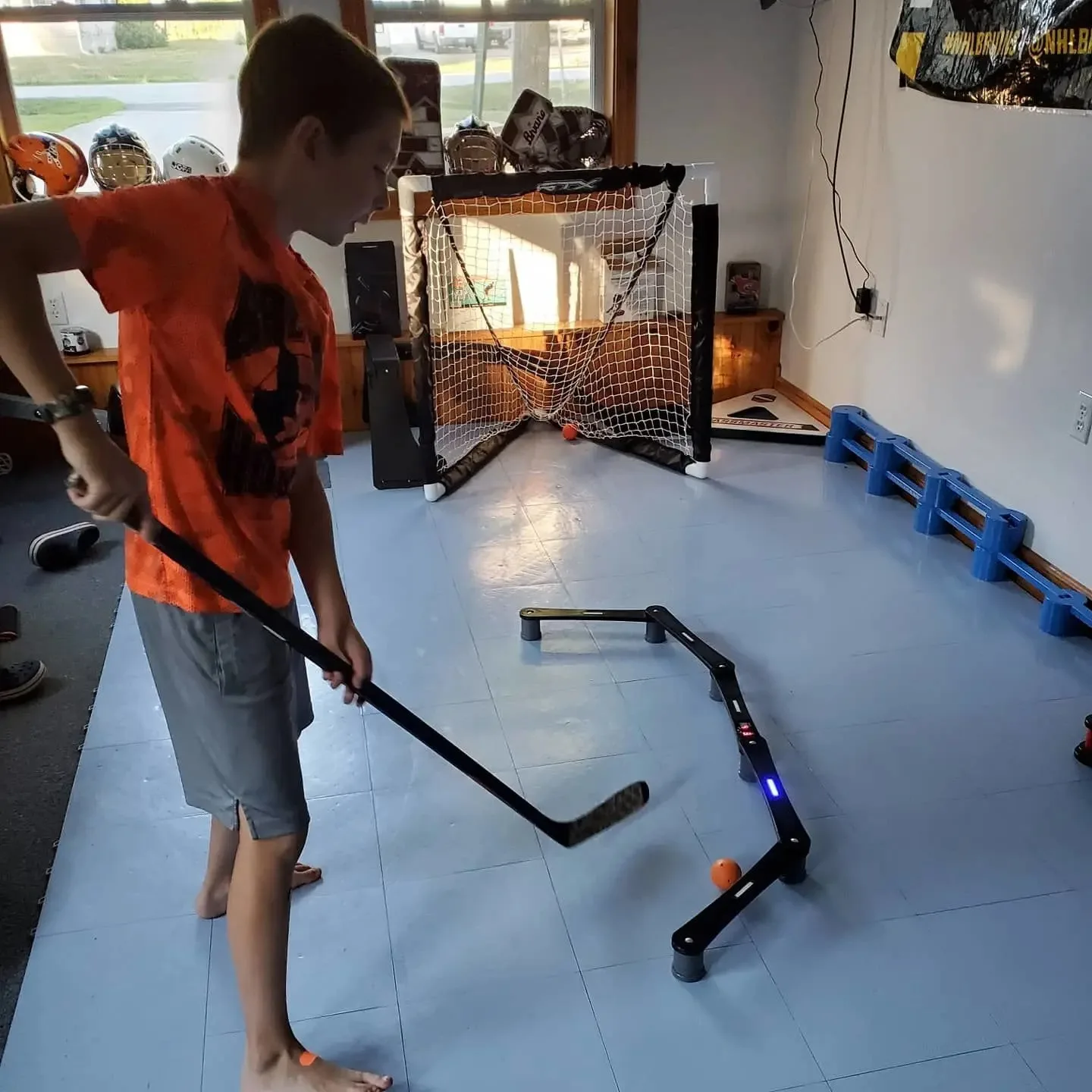 Five Sections Smart Stickhandling Versatile Training Aid Ice Hockey ...