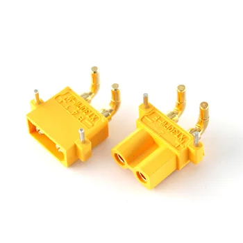 Amass Xt30pw Esc Motor Pcb Board Plug Banana Golden Xt30 Upgrade Right Angle Plug Connector For ...