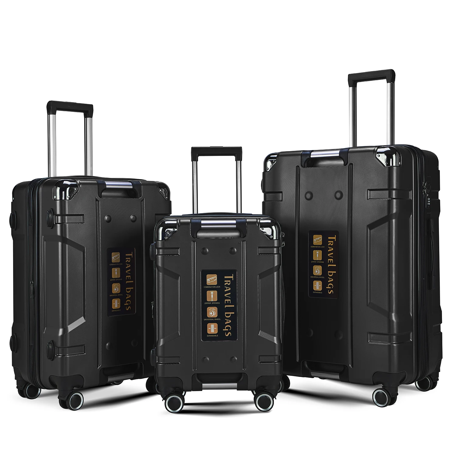 Hot Sales Wholesale Suitcase Double Handle Luggage Sets Universal Wheel ...