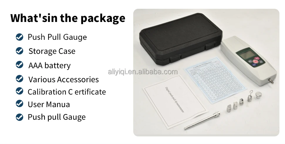 Portable Dynamometer - Digital Force Meter for Testing