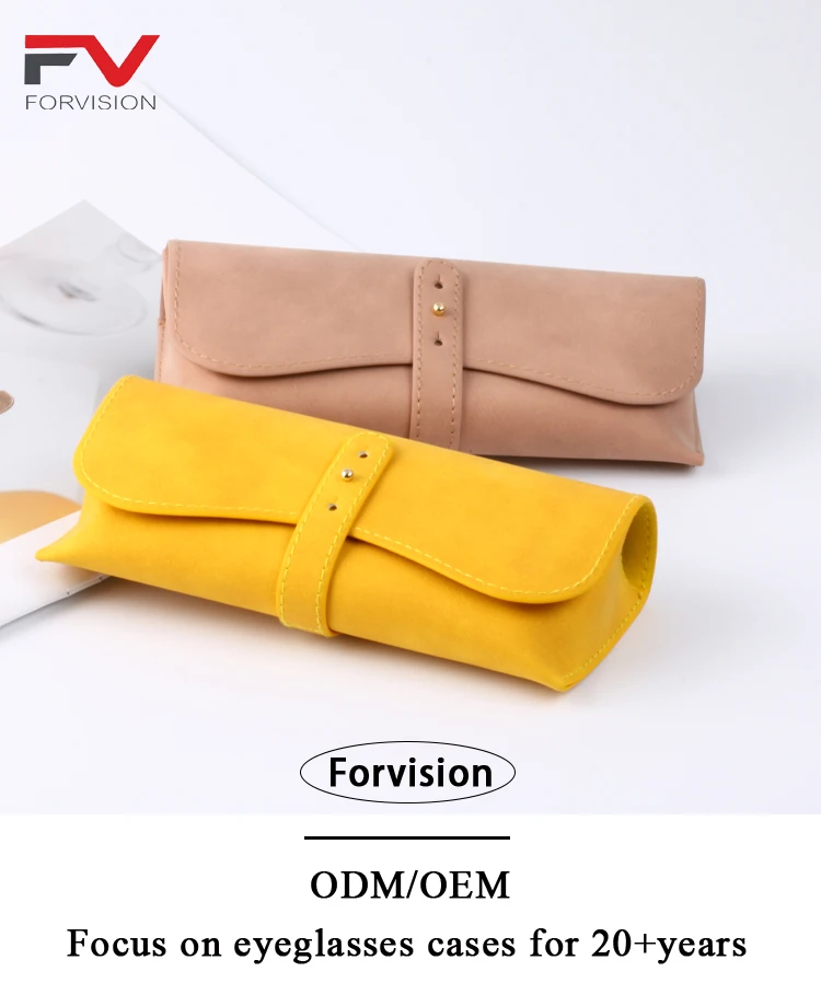 Eyeglasses Case Manufacture Custom Logo Soft Pu Leather Sunglass ...