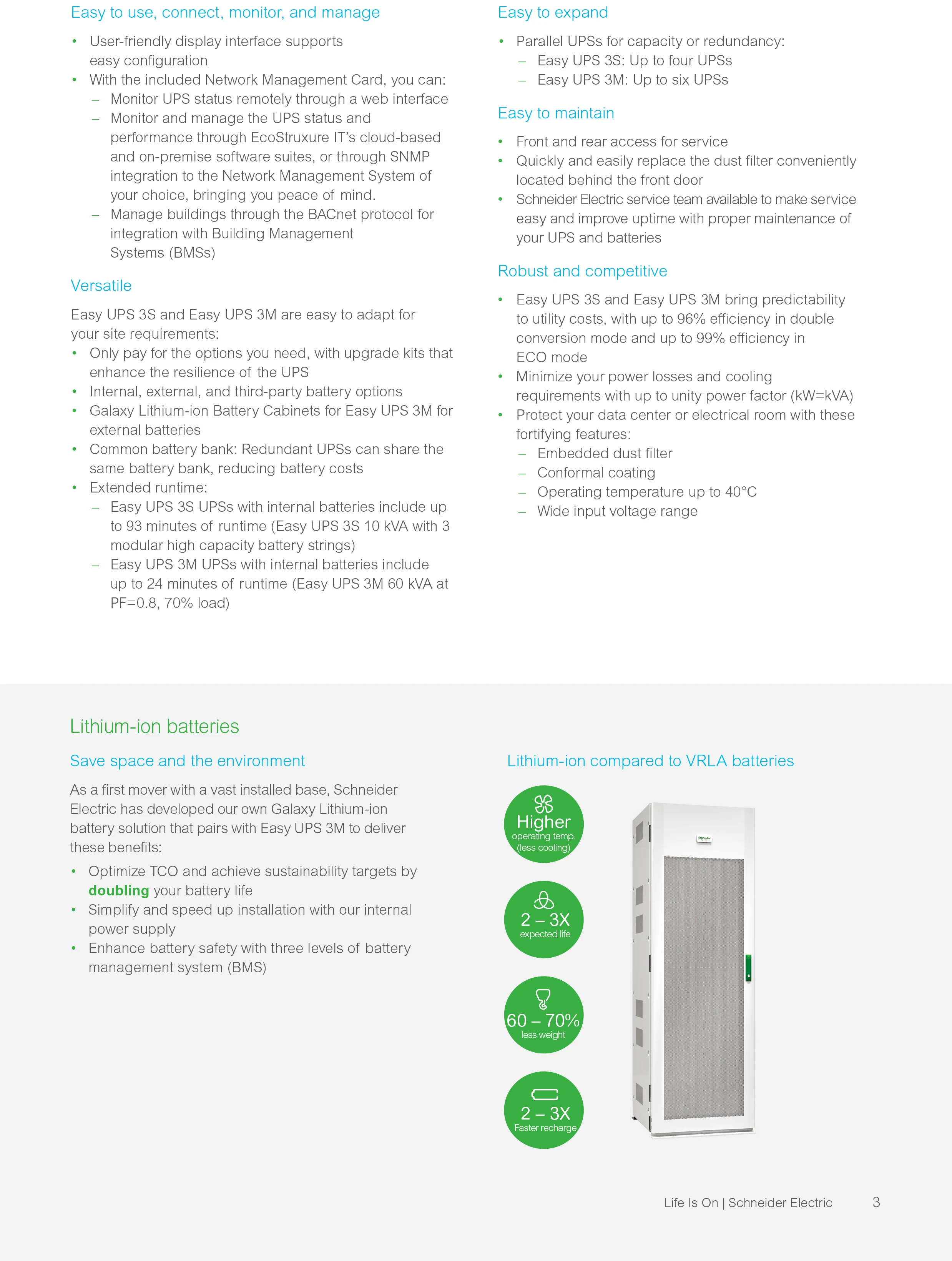 APC Easy UPS 3S - Reliable 40kva Three Phase Backup Power