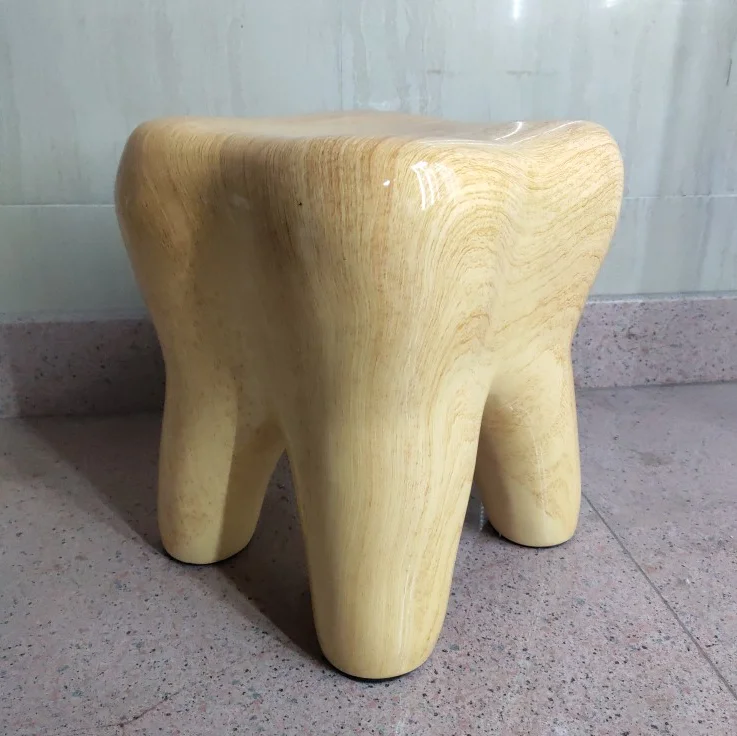 Tooth Shape Fiberglass Chair Set for Dental Clinics - Unique Waiting ...