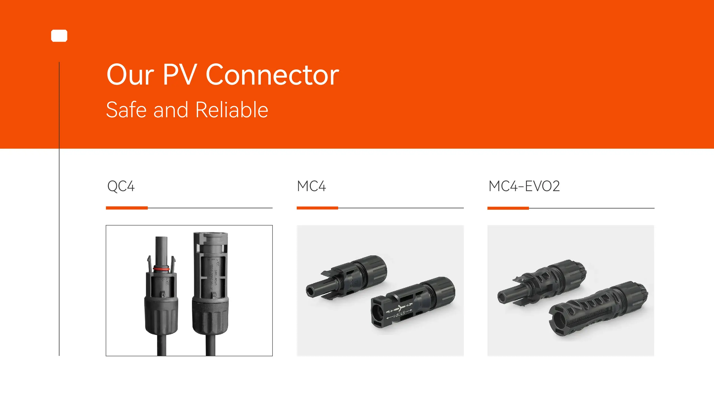 LONGI Solar Panels - Reliable PV Connector Extensions
