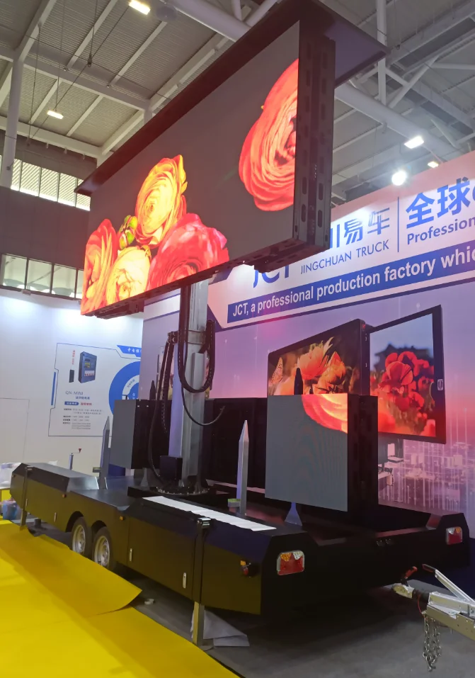 2024 Outdoor Mobile LED Trailer - 360 Degree Rotating Display