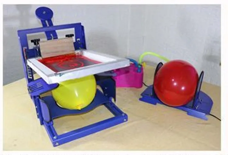 Manual Screen Printer - Balloon Logo Printing Machine