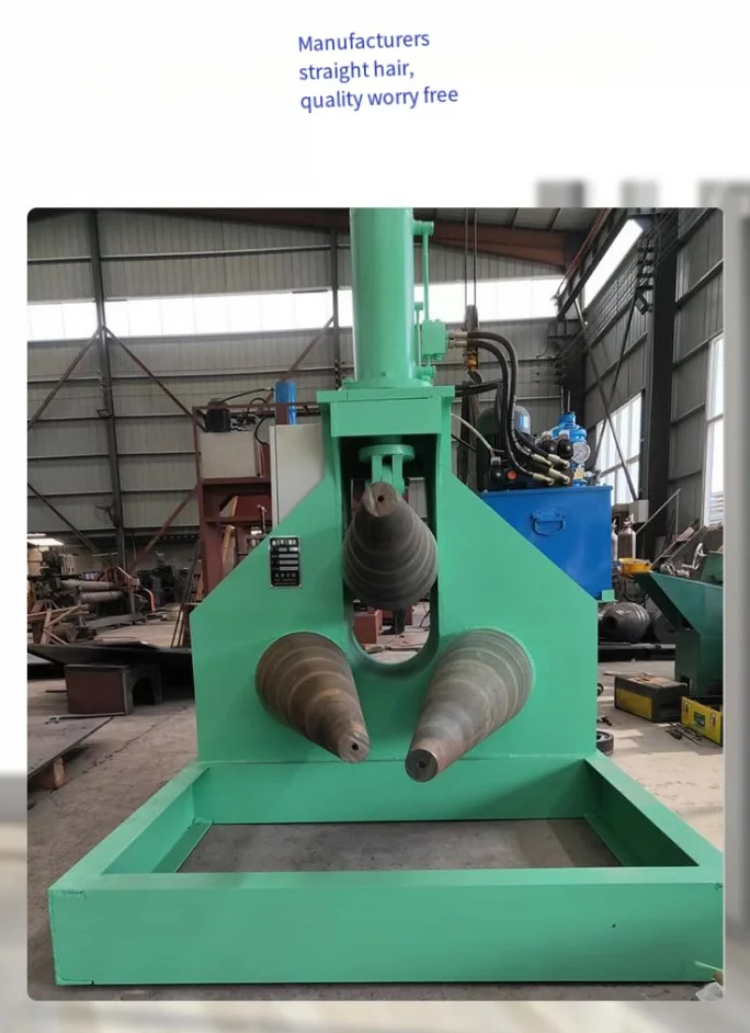 Hydraulic Automatic Tapered Rolling Machine Three Roller Shaft Iron ...