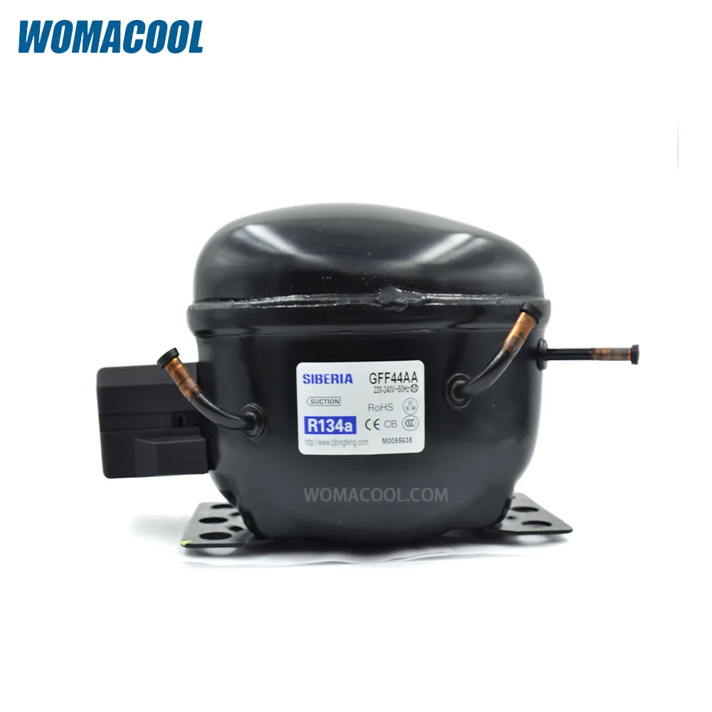 SIBERIA GFF44AA 1/6HP Refrigerator Compressor R134a 220-240V/50Hz for ...