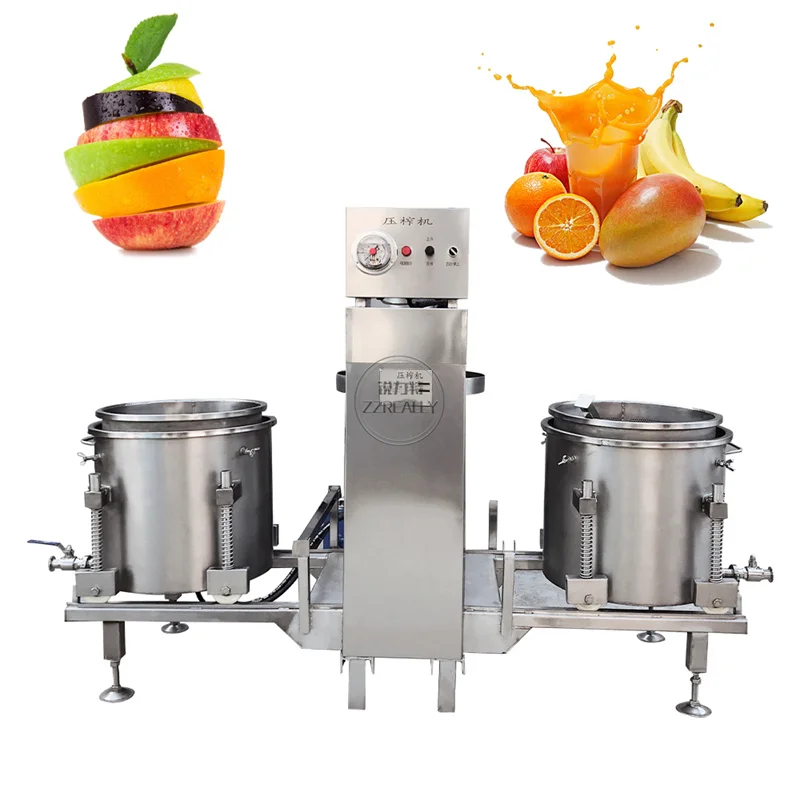 Commercial Hydraulic Juice Press Machine Vegetable Fruit Cold Press ...