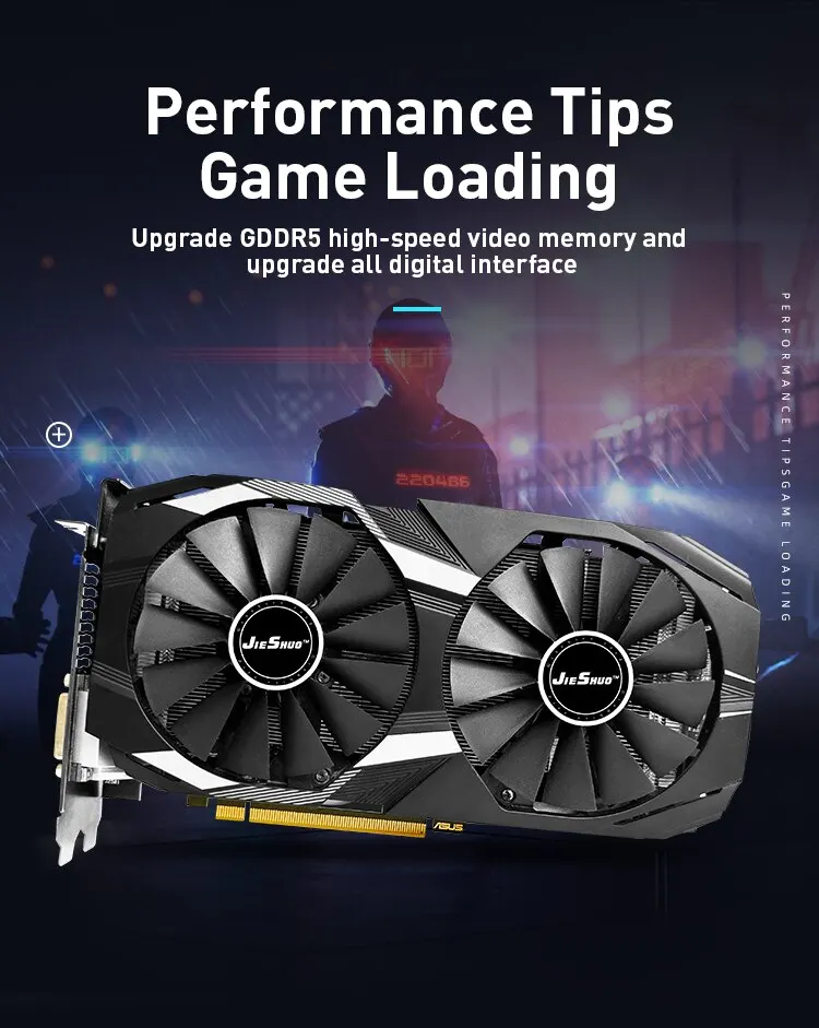 AMD RX580 8G Gaming Computer Graphics Card - 1660 Rx580