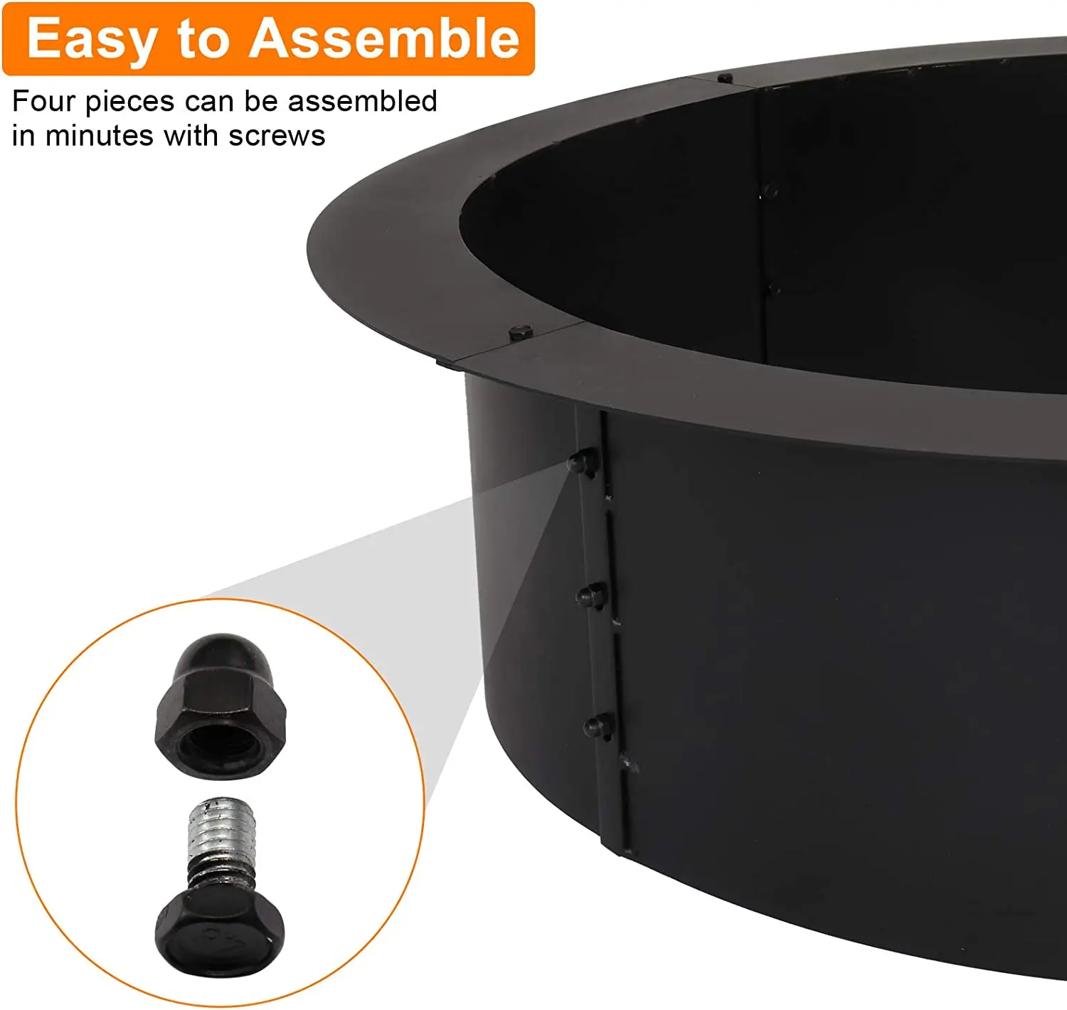 Portable Fireplace Out Door Eco-friendly 52 In Fire Pit Cap Outdoor ...