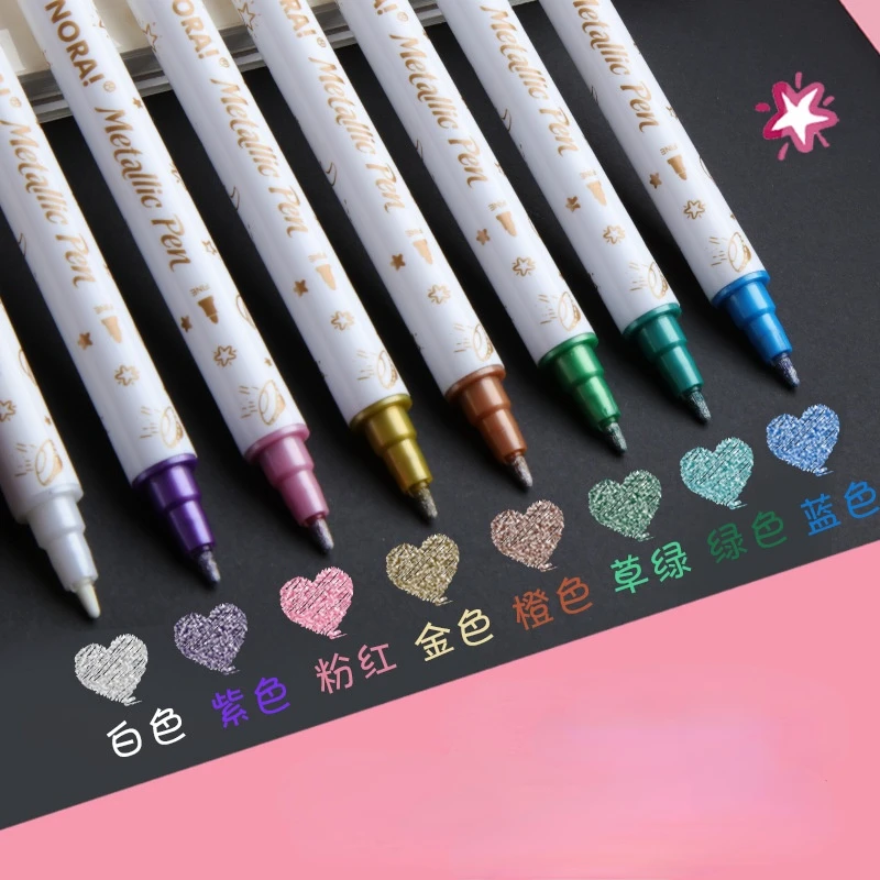 Creative Double Head Color Highlighter Set Student Marker Pen ...
