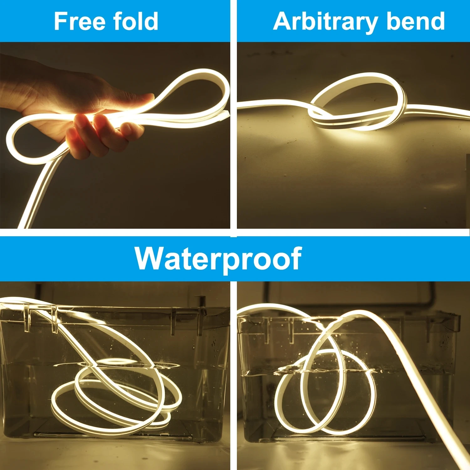 Mini Signs Neon Led Strip Light 6x12mm Ww Nw Cw Red Green Blue Orange ...