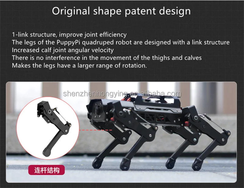 Intelligent Bionic Smart Dog Robot with Light & Sound Features