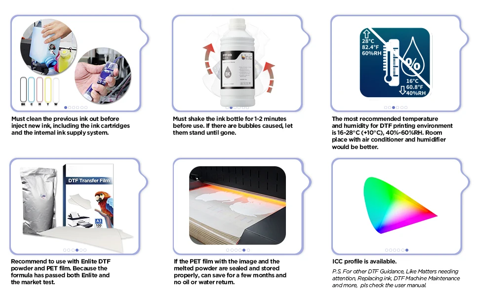 Unic 1000ML Not Clog New DTF Ink for Epson L1800 1390 L805 XP-15000 P ...