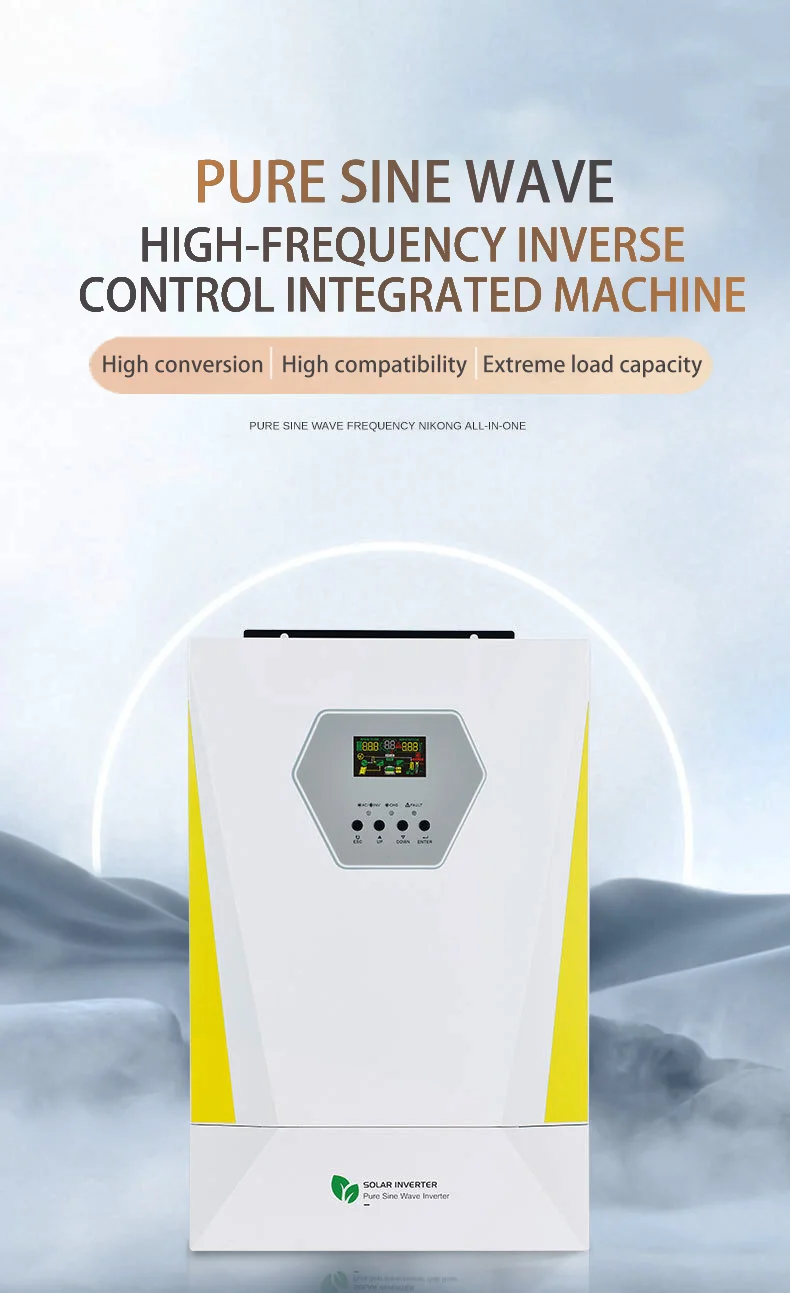 2000w 3000w Inverter Pure Sine Wave 24v Solar Inverters With Mppt 60a ...