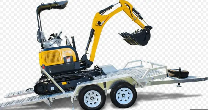 Mini Excavator Trailer - Durable & Customizable Solutions