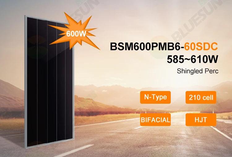 Bluesun Bifacial Solar Panels - High Efficiency & Durability