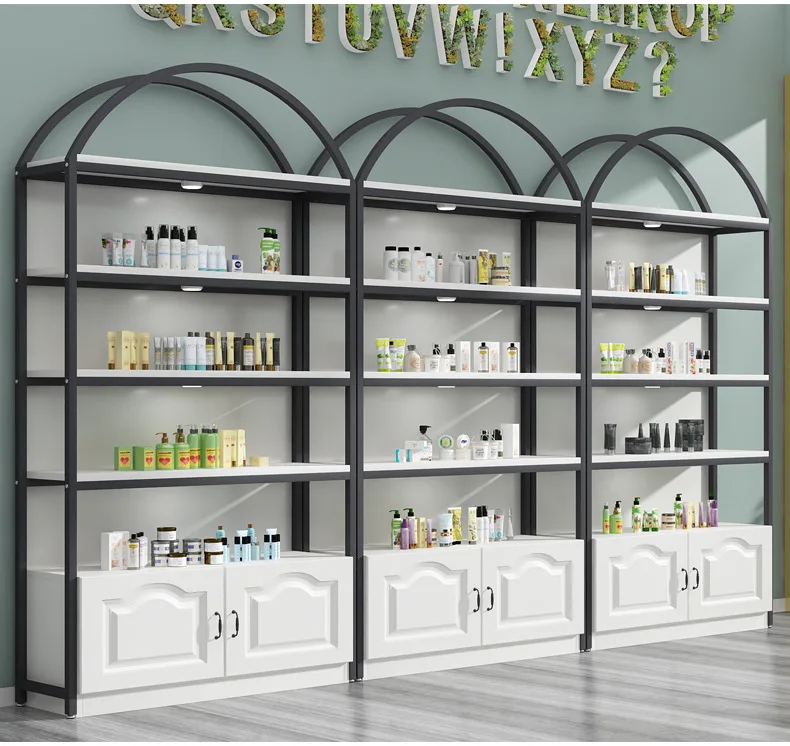 Cosmetic Display Cabinet - 5-Layer Shelf for Beauty Products
