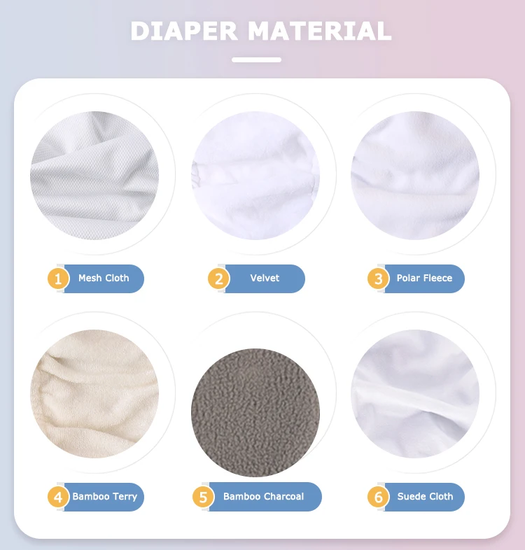 Easymom Custom Removal High Absorption Bamboo Charcoal Baby Diapers ...