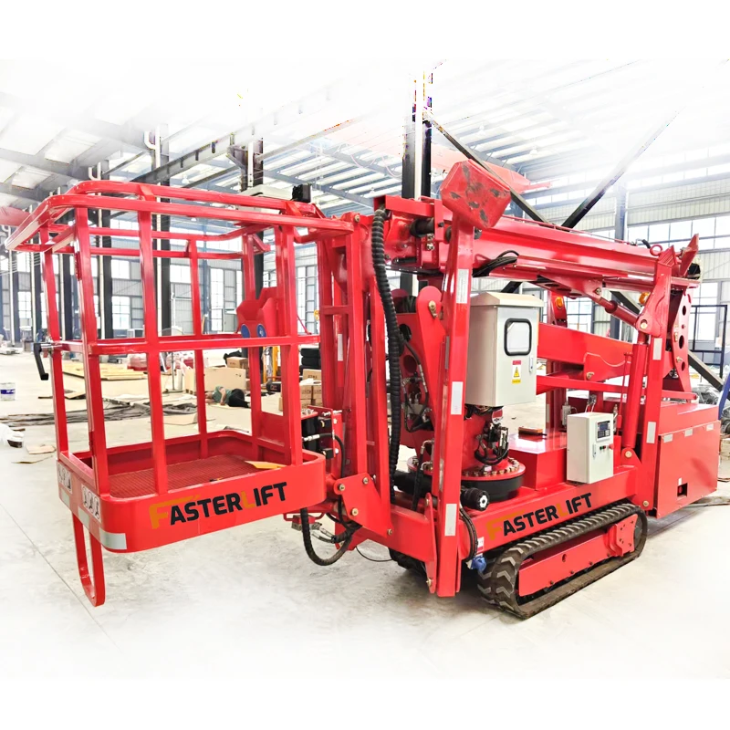 Compact Track Lift Crawler Boom Lift Articulated Boom Spider Lift ...