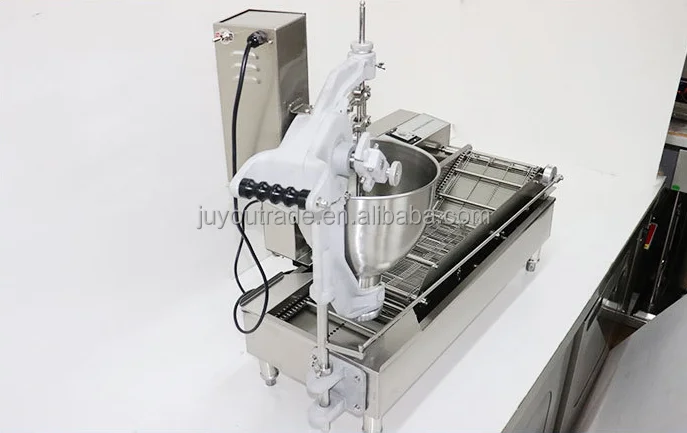 Automatic Continuous Snack Donut French Fries Frying Machine
