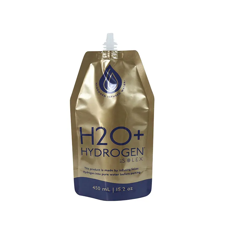 Customized Design Stand Up Liquid Packaging Bag Water Spout Pouch Bag ...