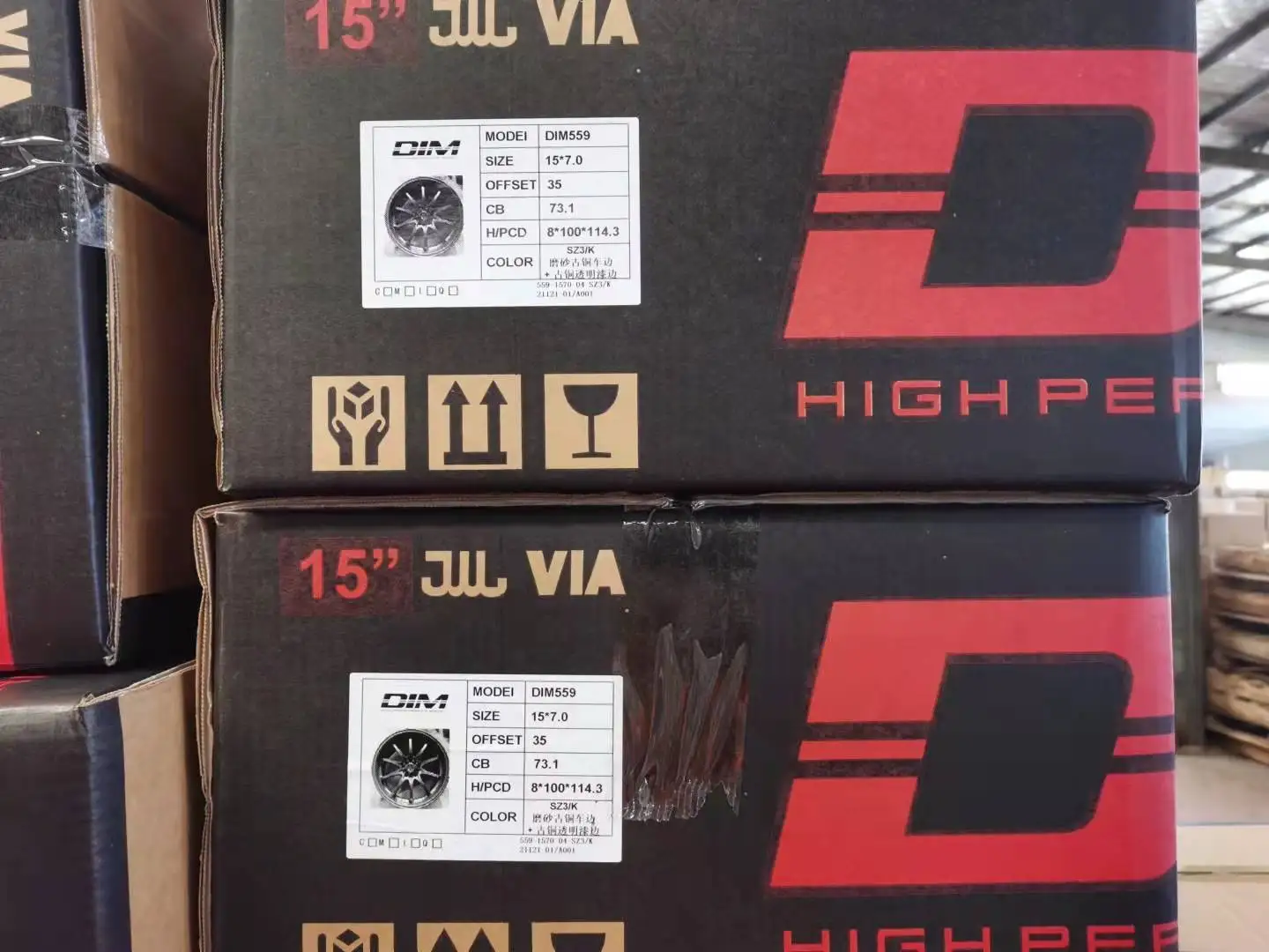 621 Hot Sale15 Inch 15x7.0 Five Spoke Red Undercut Alloy Wheels Rims ...