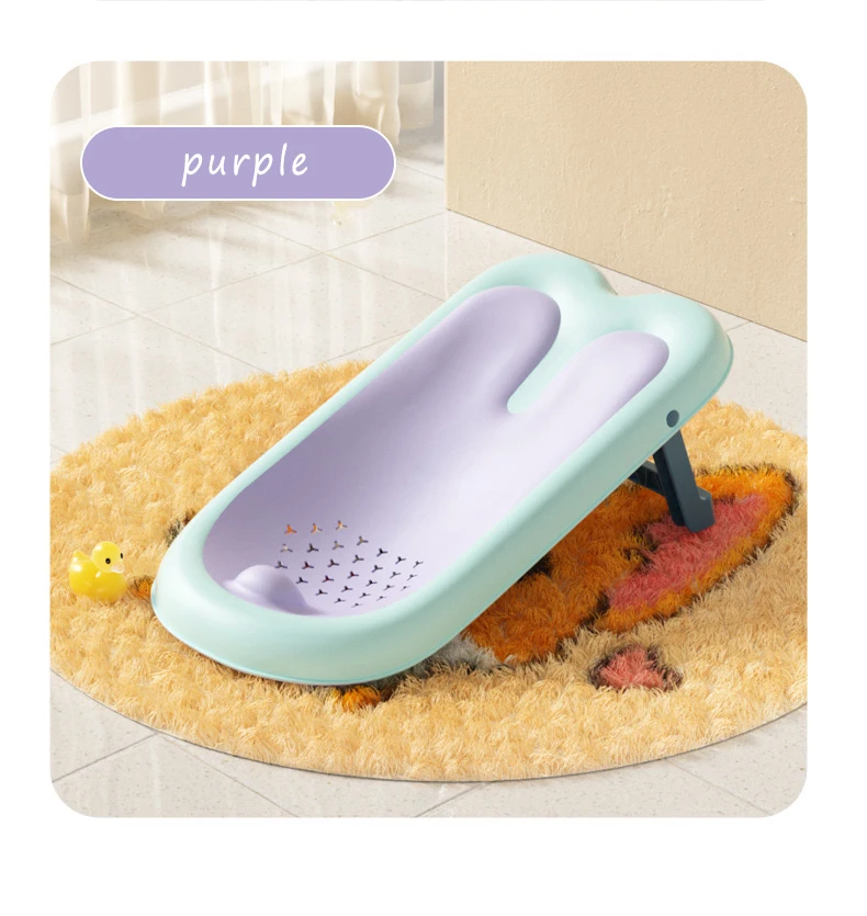 2022 BABYHOOD New Babi Bath Tub Set - Soft PP&TPE Baby Bath Support